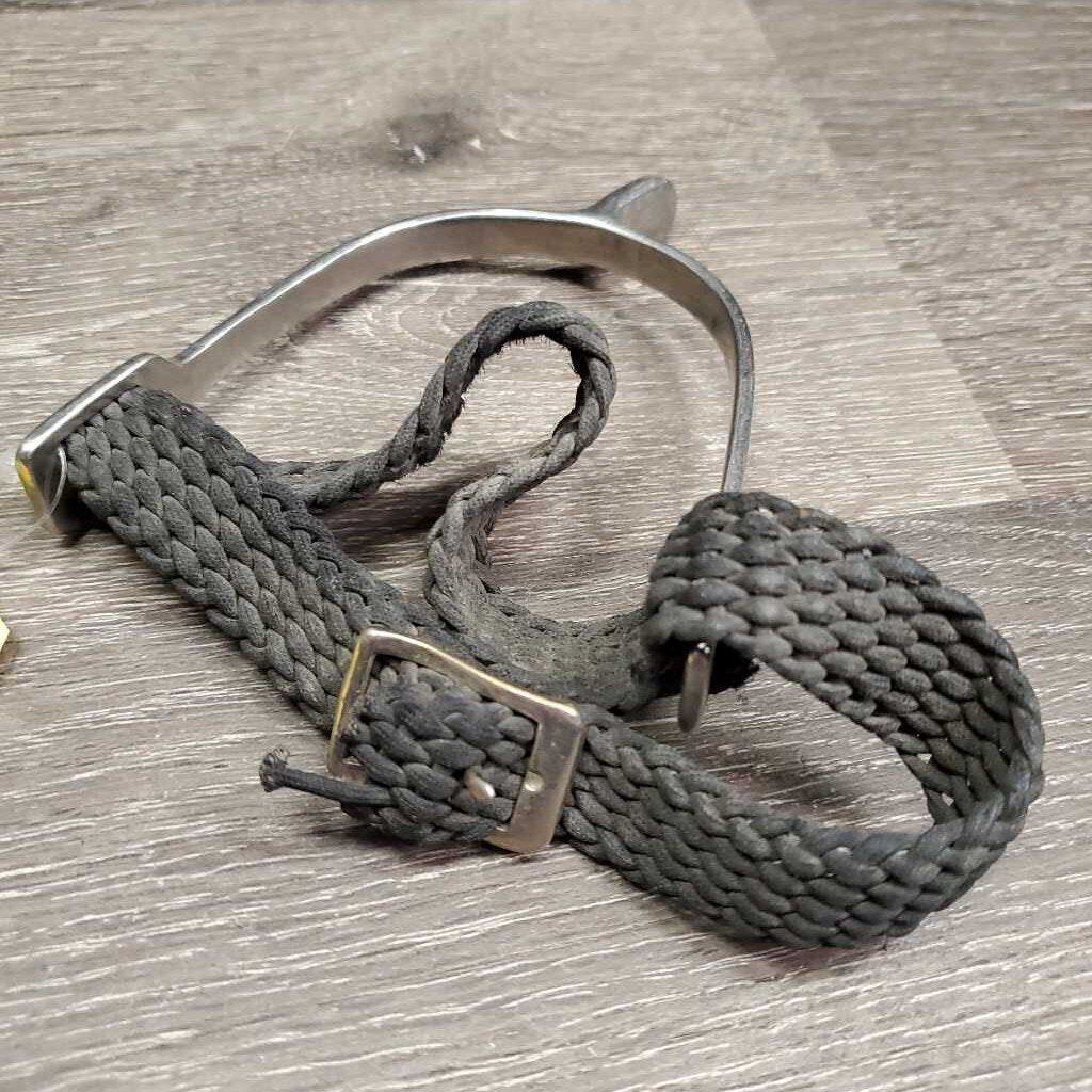 1 ONLY Light Hammerhead Spur, Wide Braided Nylon Spur Strap *gc/fair ...