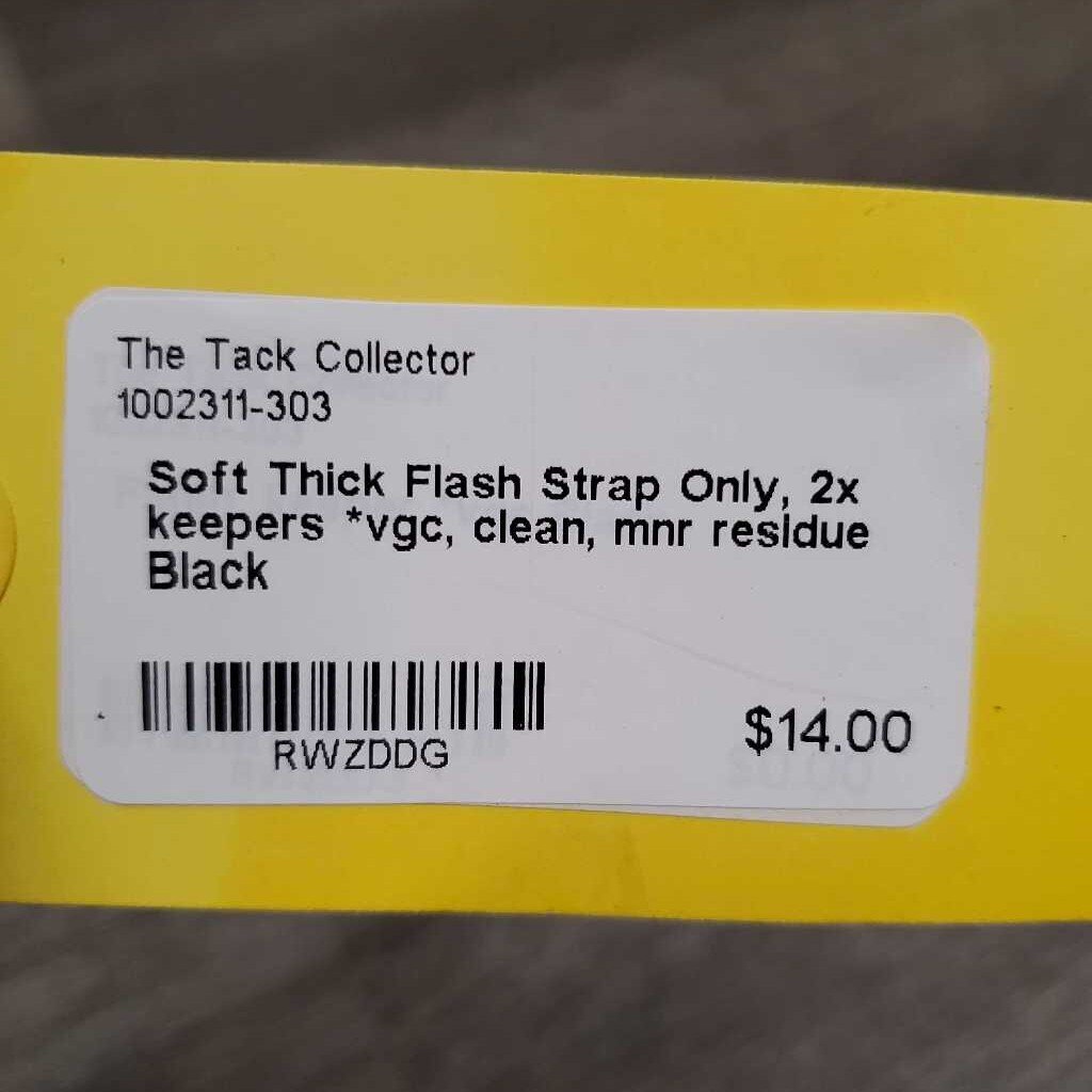 Soft Thick Flash Strap Only, 2x keepers *vgc, clean, mnr residue | The ...