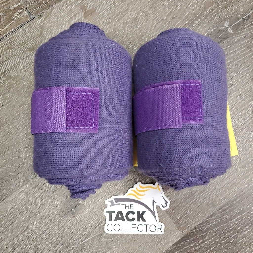 2 Soft Stretchy Cotton Leg Wraps *vgc, clean, mnr torn end, hair & rub ...