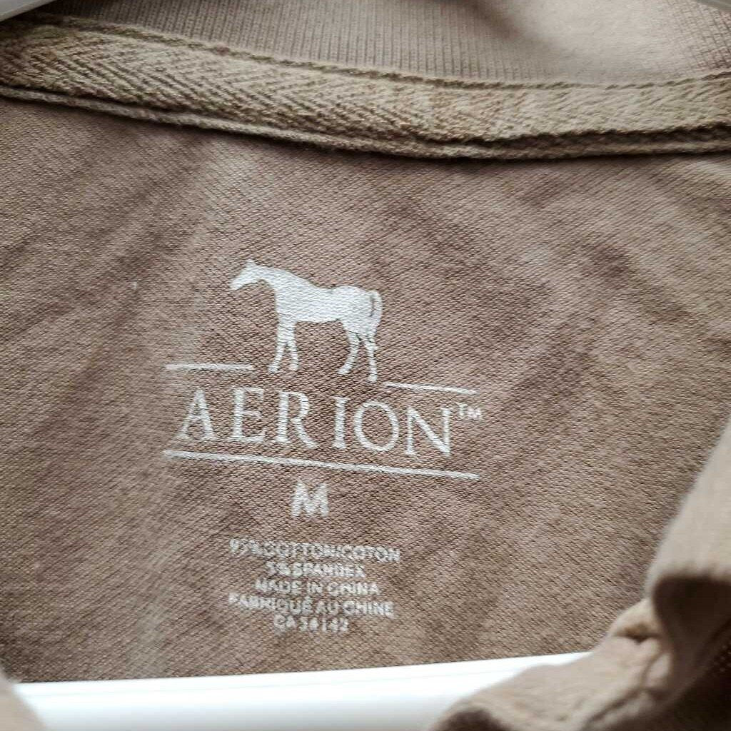 SS Polo Shirt, 1/4 button up *gc, pit rubs, pills & stains | The Tack ...
