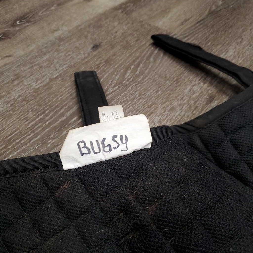 Quilt Jumper Saddle Pad, piping, tabs *vgc, mnr dirt, hair, stains ...